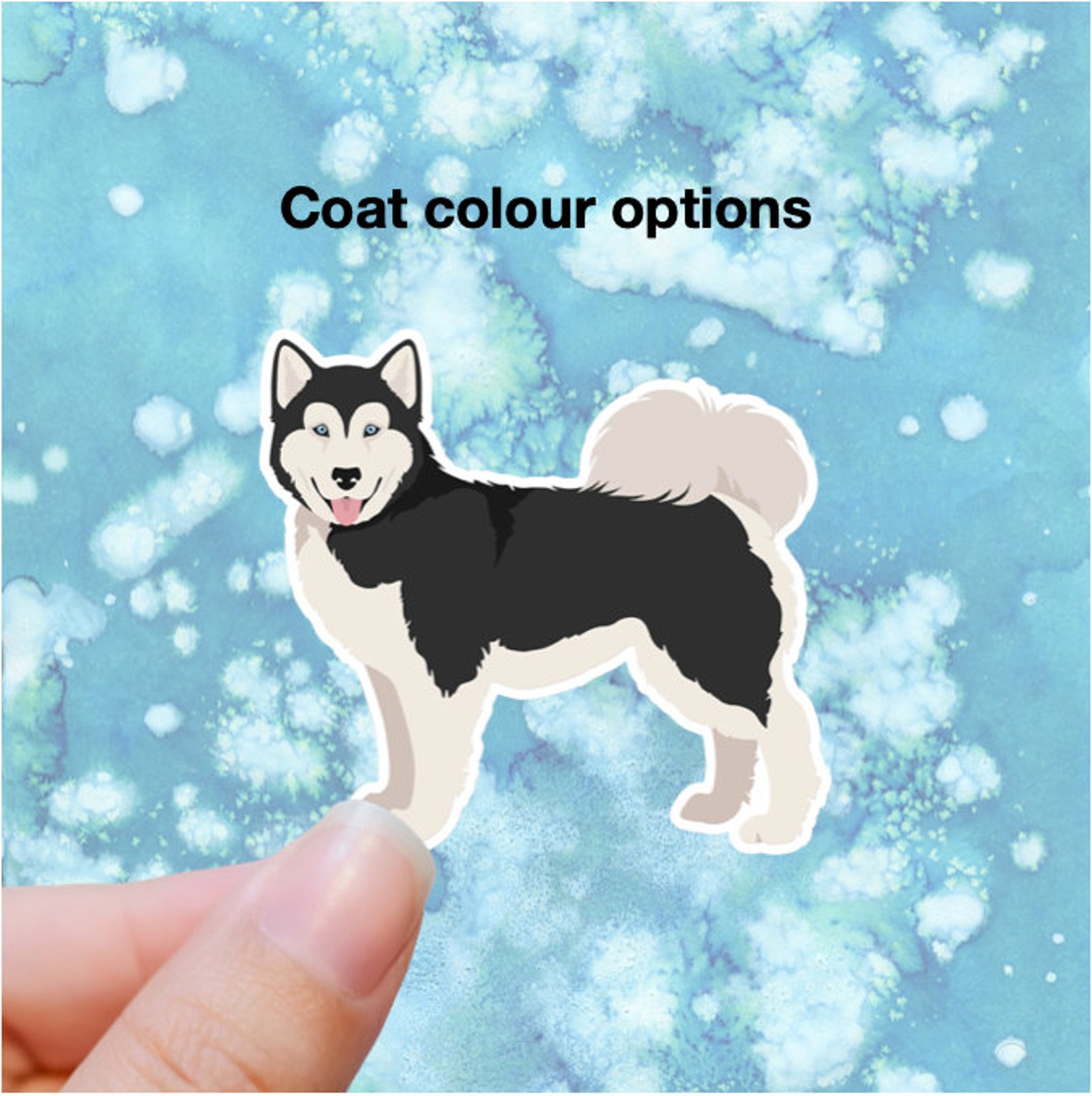 Canadian Inuit Dog Vinyl Sticker Set | Etsy