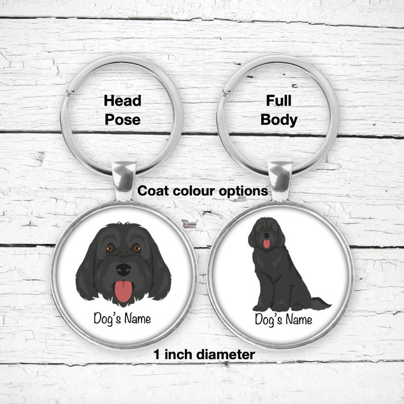 Labradoodle Keychain - Etsy