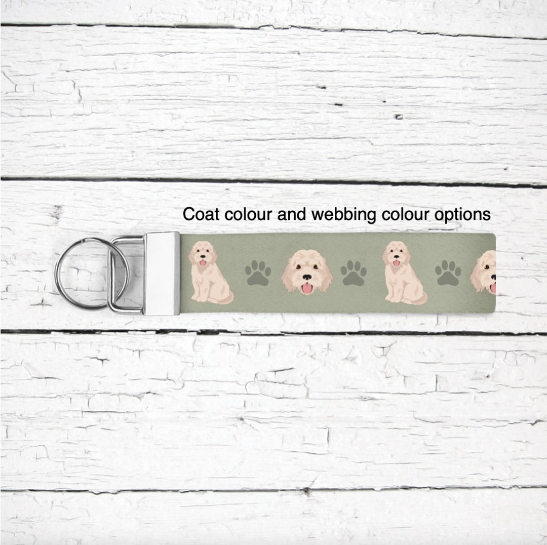 Cockapoo cocker Spaniel/poodle Mix Key Wristlet - Etsy