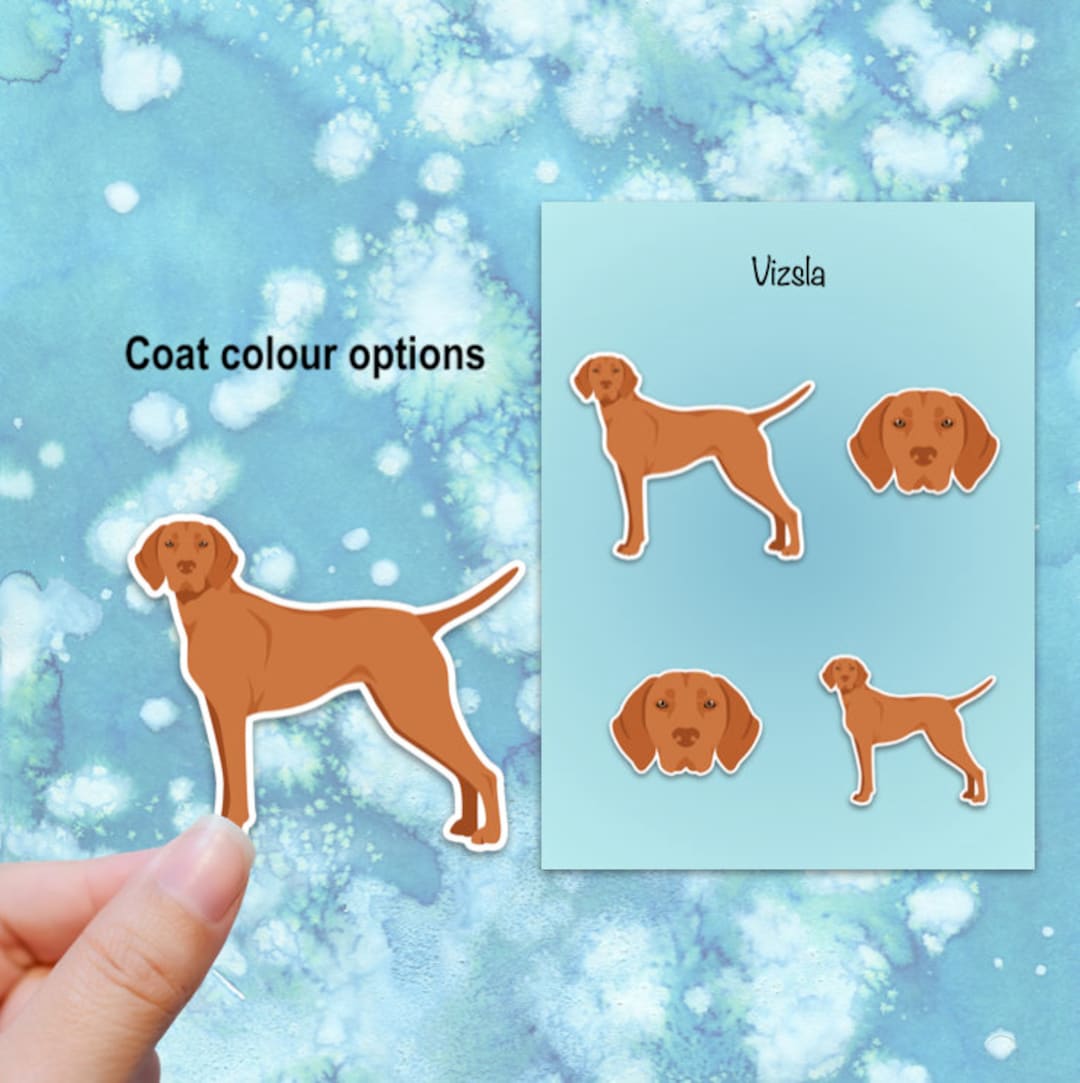 Vizsla Vinyl Sticker Set - Etsy