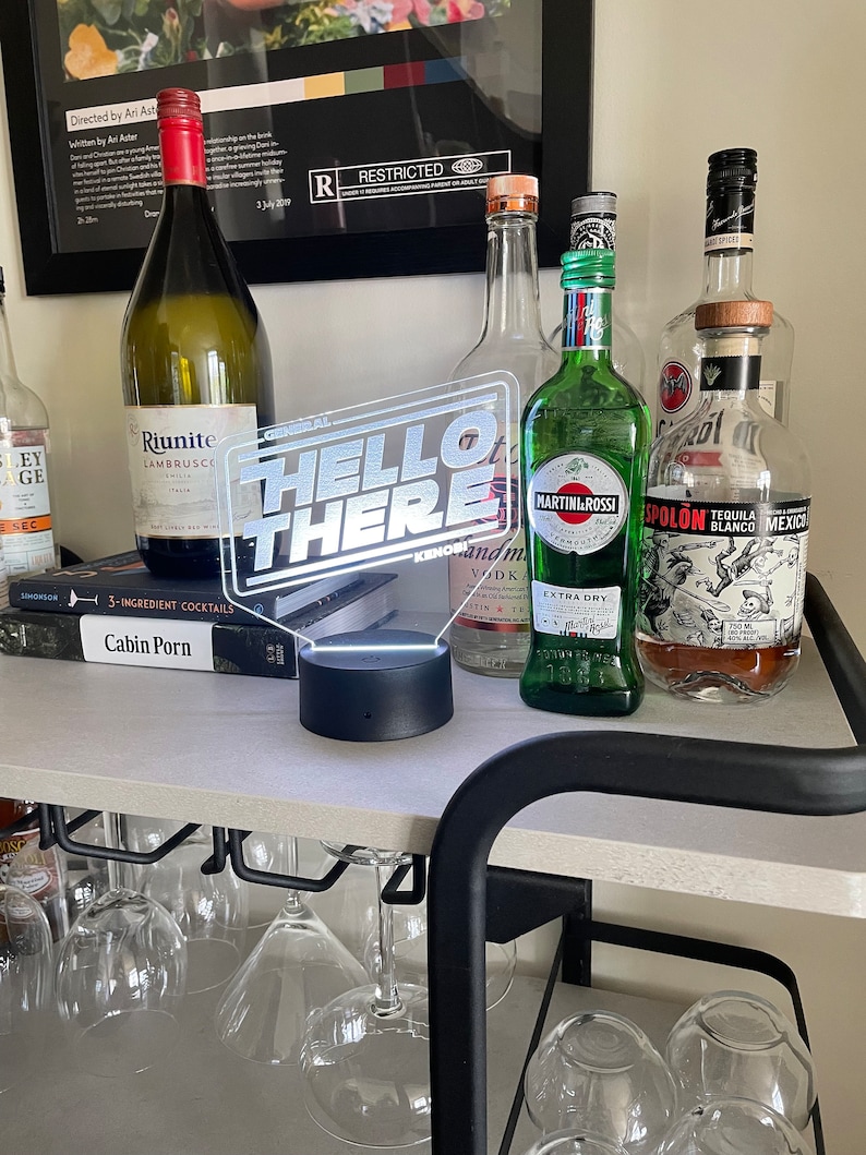 Star Wars Obi-wan Hello There Jedi Color-changing LED Lamp - Etsy