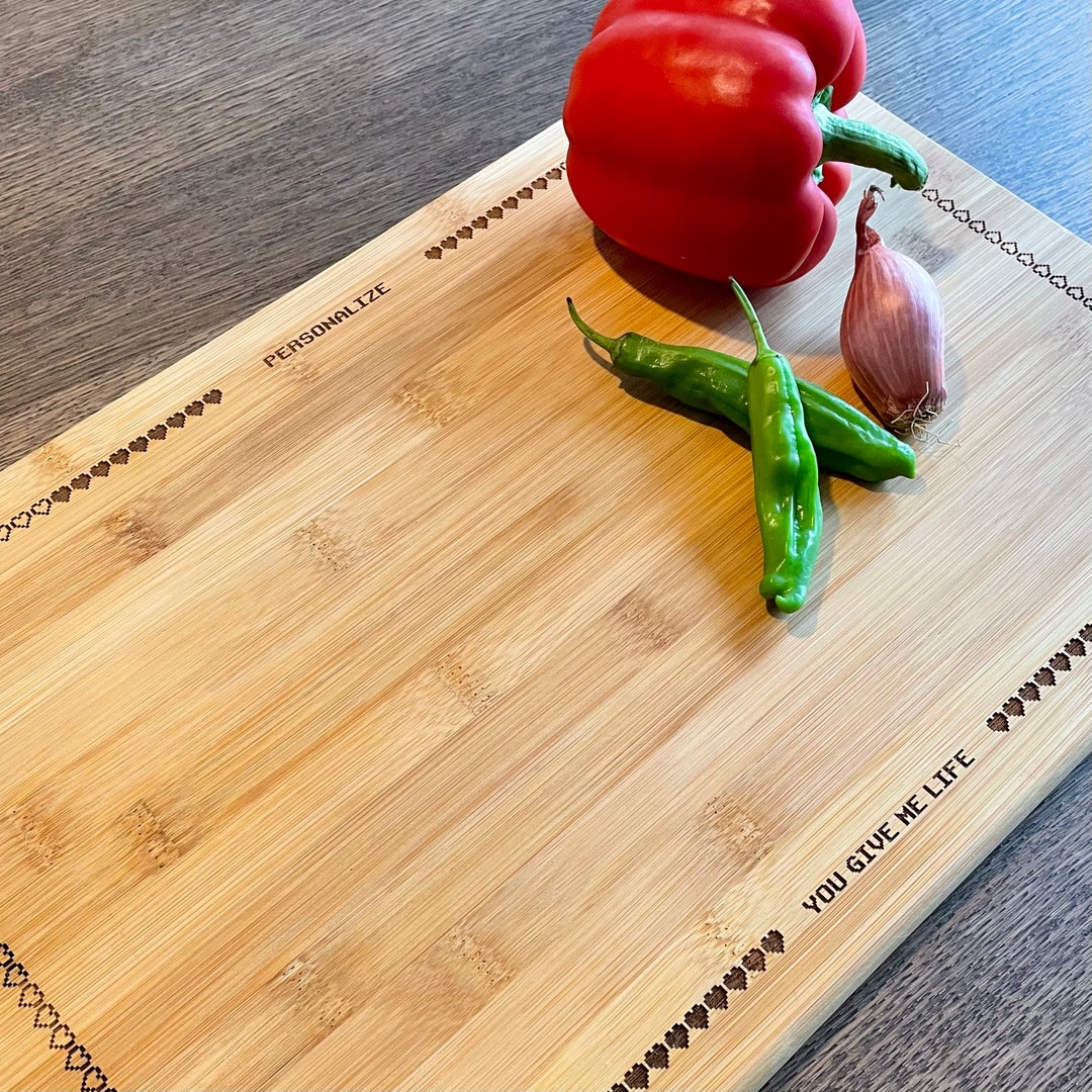 Legend of Zelda Pixel Heart Meter Cutting Board - Etsy