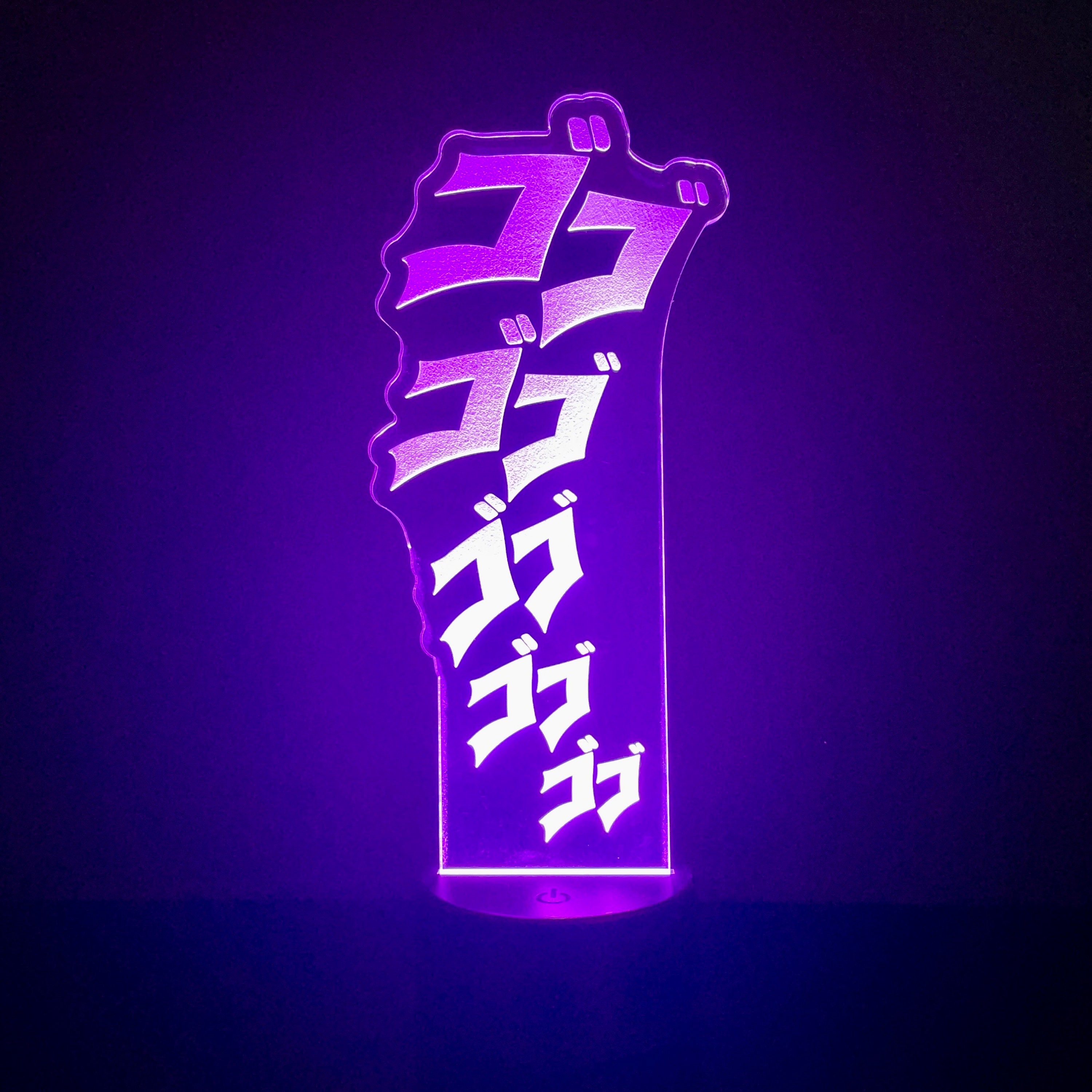 Menacing Japanese Anime Manga Color-changing LED Lamp With - Etsy