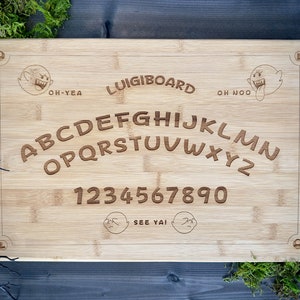 Luigiboard Quija Bamboo Cutting Board Charcuterie Board - Etsy