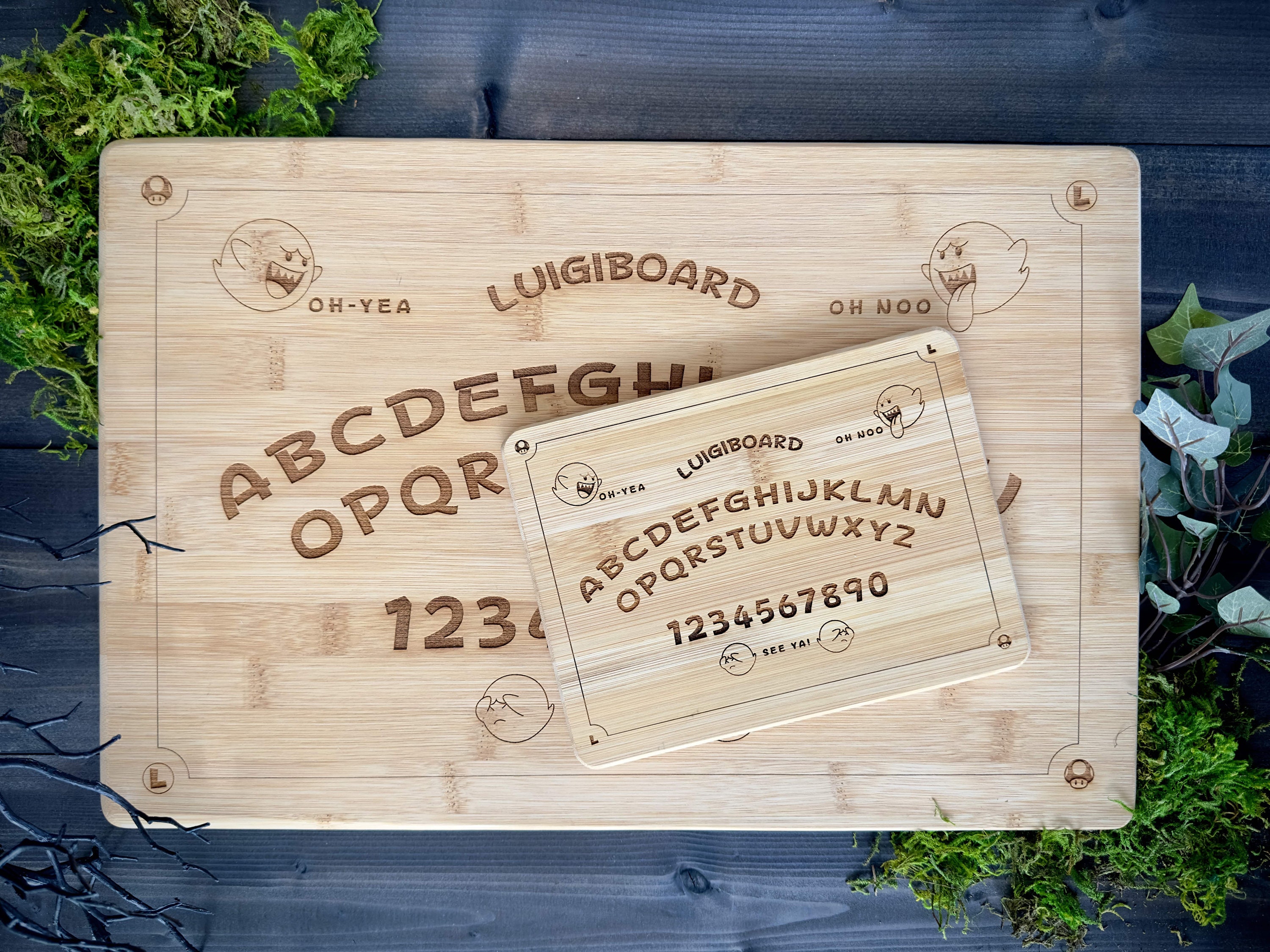 Luigiboard Quija Bamboo Cutting Board Charcuterie Board - Etsy