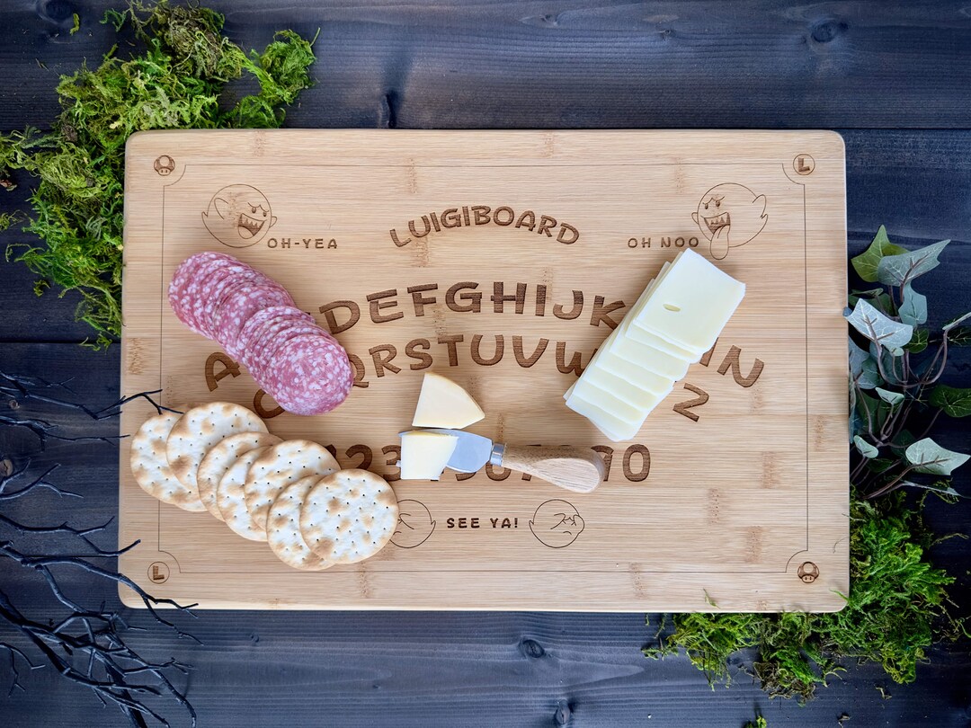 Luigiboard Quija Bamboo Cutting Board Charcuterie Board - Etsy