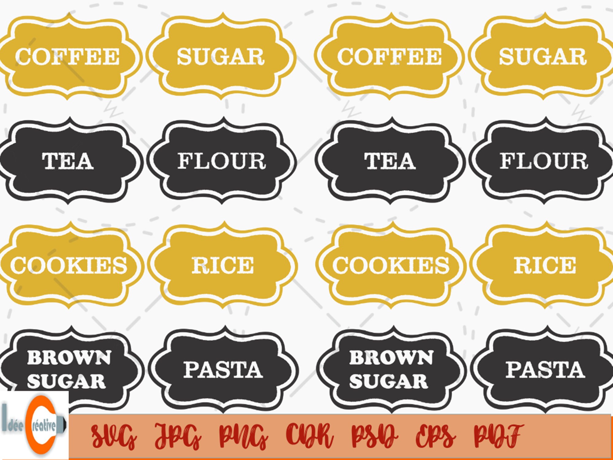 Name Tags SVG Meal Names Tag Svg Name Tags SVG Bundle Name | Etsy