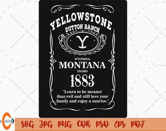 Yellowstone 1883 Svg | Etsy