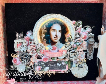 Mini-album Tutorial Graphic 45 Dreamland Album and Stand Set - Etsy