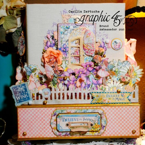 Mini-album Tutorial Graphic 45 Dreamland Album and Stand Set - Etsy