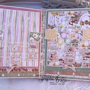 Mini Album Tutorial, Graphic 45 Little One. Baby Album and Armoire, PDF Tutorial With Videos - Etsy