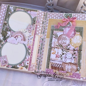 Mini Album Tutorial, Graphic 45 Little One. Baby Album and Armoire, PDF Tutorial With Videos - Etsy
