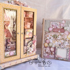 Mini Album Tutorial, Graphic 45 Little One. Baby Album and Armoire, PDF Tutorial With Videos - Etsy