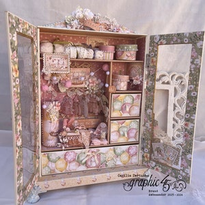 Mini Album Tutorial, Graphic 45 Little One. Baby Album and Armoire, PDF Tutorial With Videos - Etsy