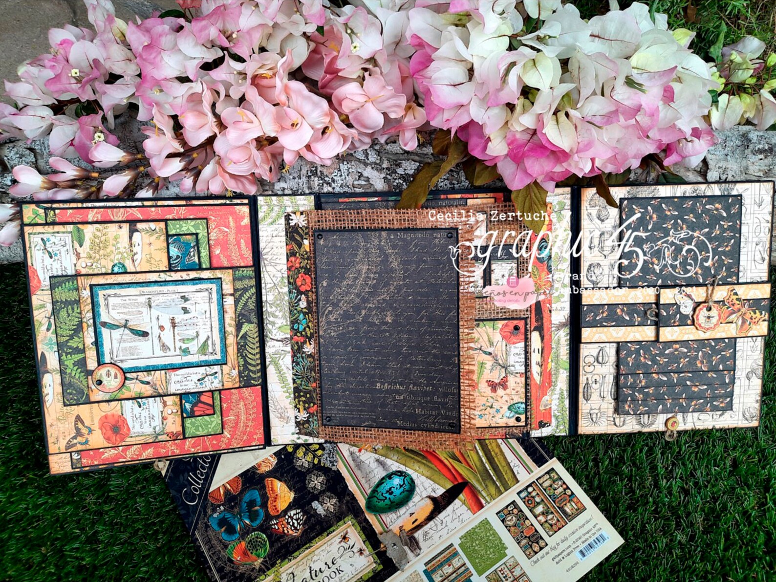 Mini Album Tutorial Graphic 45 Nature Notebook Photofolio - Etsy