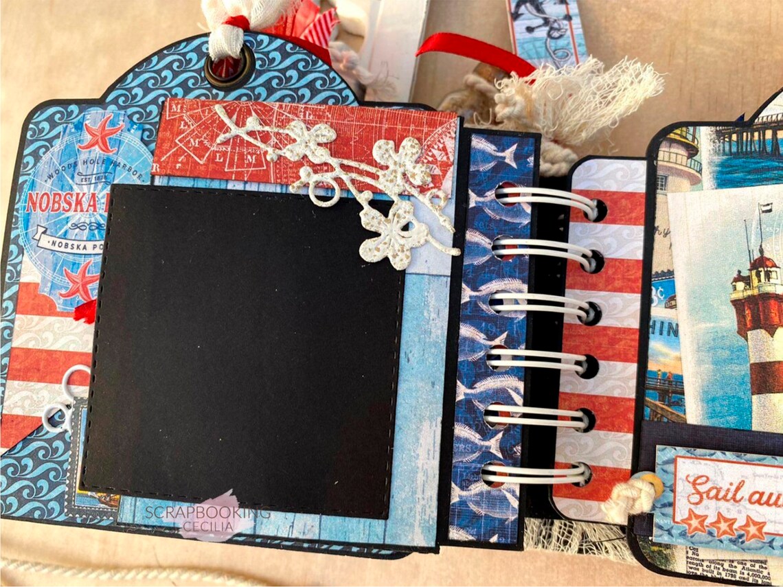 Tag Mini-album Tutorial Graphic 45 Catch of the Day - Etsy