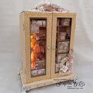 Mini Album Tutorial, Graphic 45 Little One. Baby Album and Armoire, PDF Tutorial With Videos - Etsy