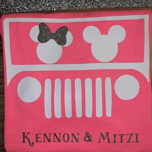 Jeep Life Mickey & Minnie T-shirt S,M,L,XL - Etsy