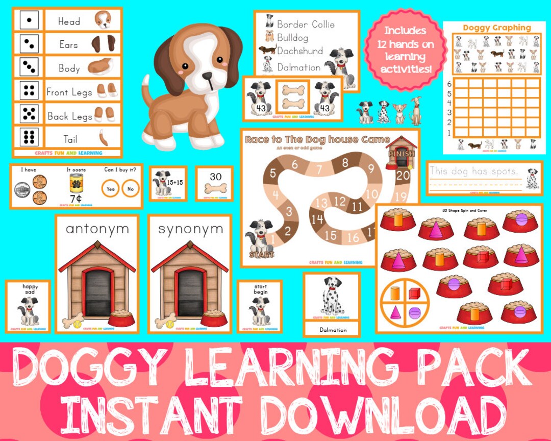 Dog Learning Pack - Etsy