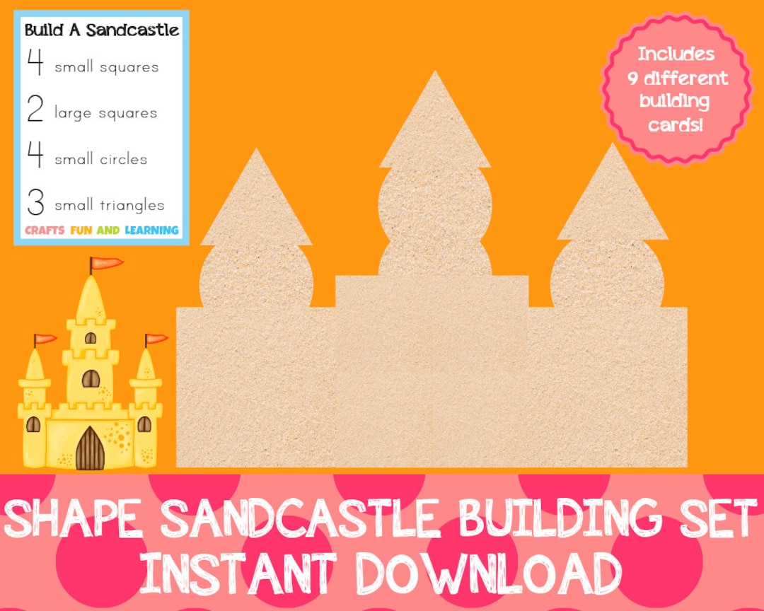 Shape Sandcastle Building Set - Etsy