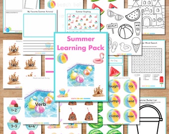 Homeschool Printables | Swimming Time Bundle | Summer Learning ...