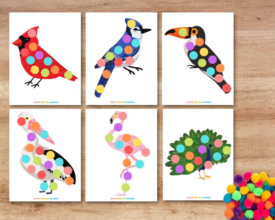 Bird Pom Pom Mats - Etsy
