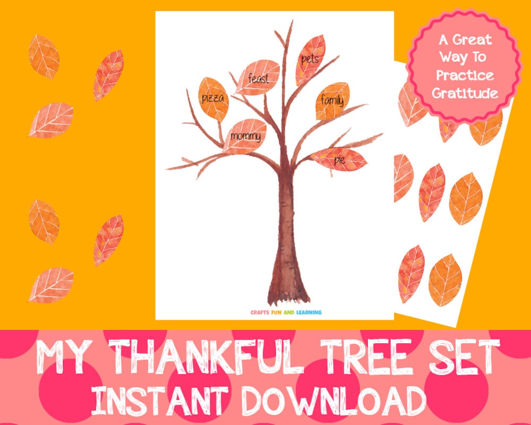 My Thankful Tree Set - Etsy