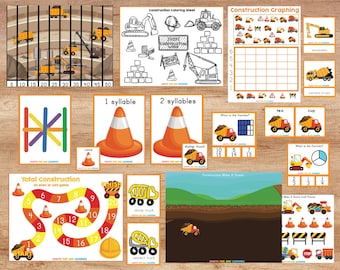 Building & Construction Learning Pack 2 - Etsy