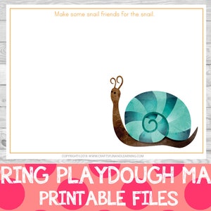 Spring Playdough Mats, Preschool Printables, Playdough Mats, Learning ...