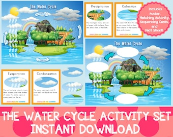 Water Cycle Felt Set/water Cycle Unit Study/homeschool - Etsy