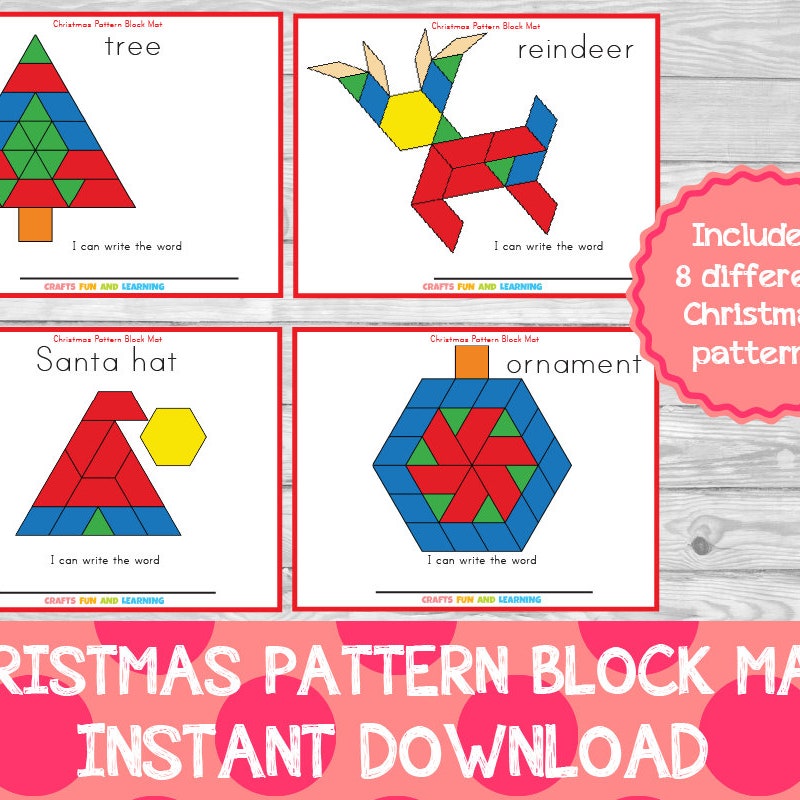 Pattern Blocks - Etsy