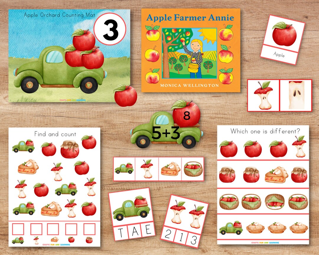 Apple Farmer Annie Book Themed Learning Pack, Apple Learning Pack ...