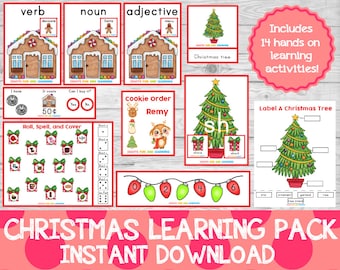 Christmas Gingerbread Treats Prek Printable Thematic Learning Pack Part ...
