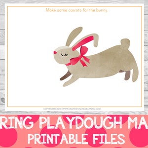 Spring Playdough Mats, Preschool Printables, Playdough Mats, Learning ...