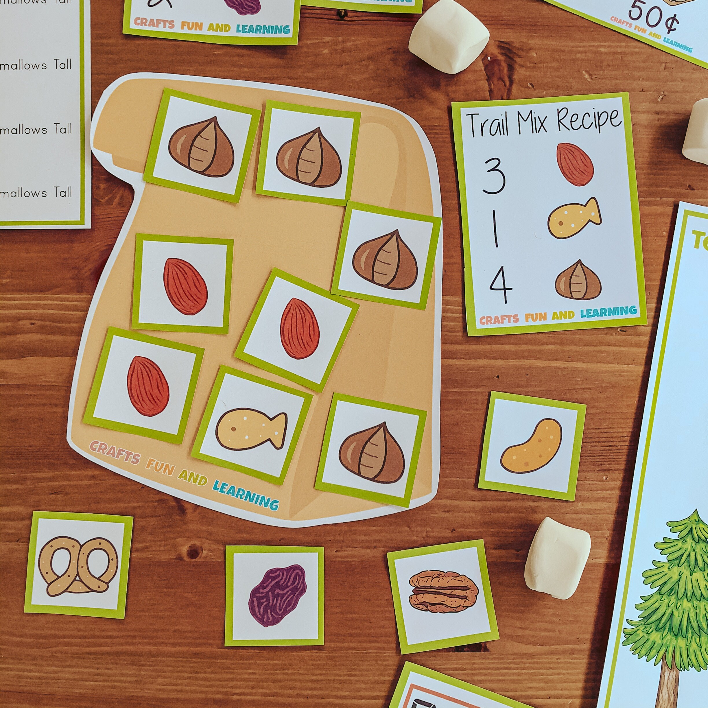 Camping First Grade and Second Grade Learning Pack - Etsy