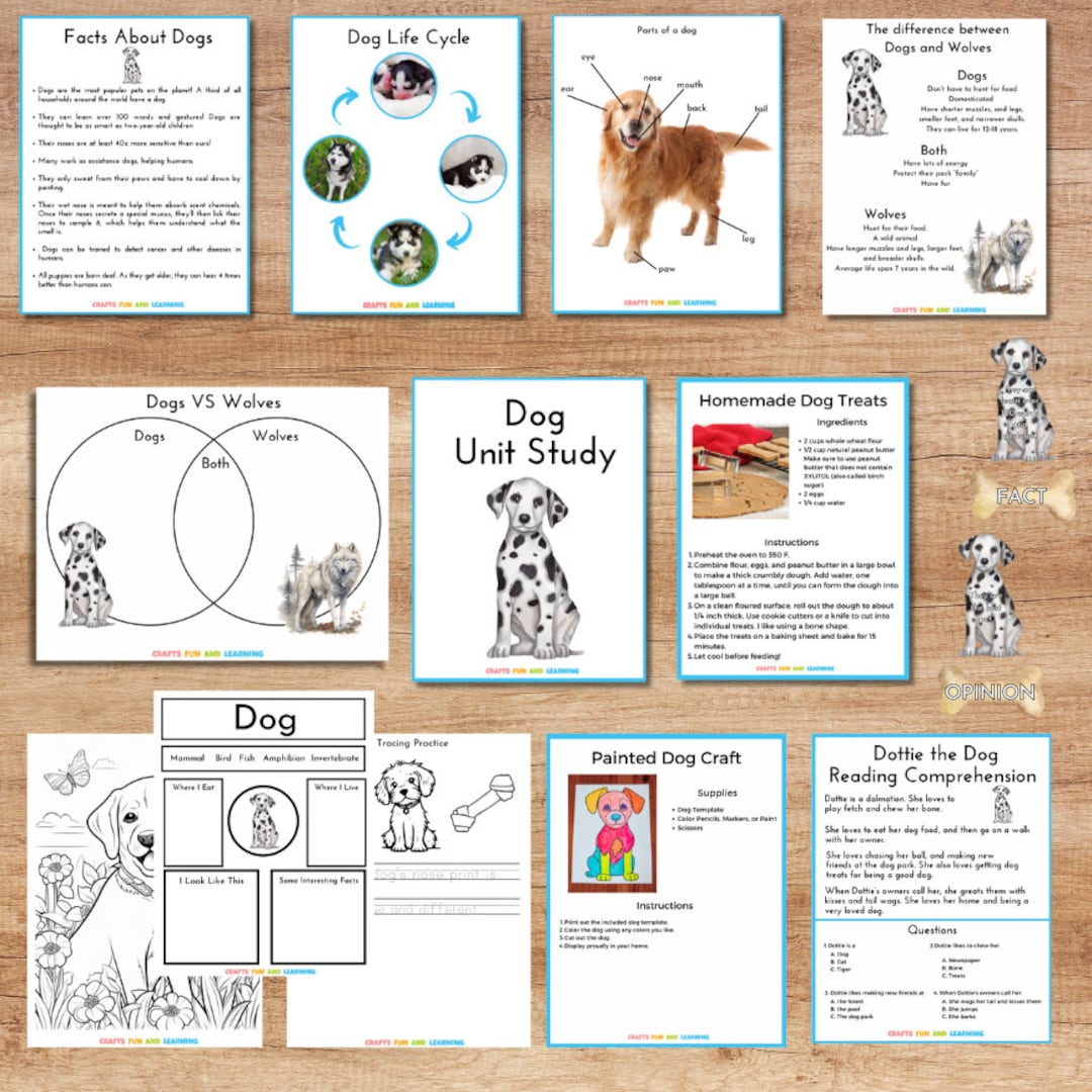 Dog Unit Study - Etsy