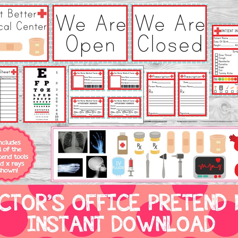 Doctor Pretend Play - Etsy