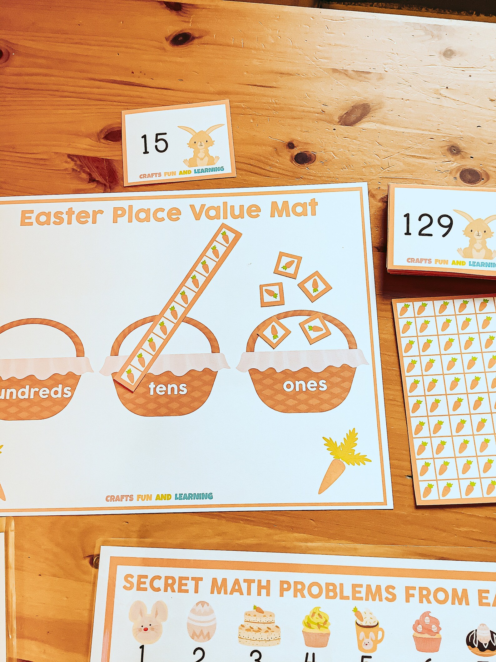 Easter Learning Pack, First and Second Grade Math and Literacy Easter ...