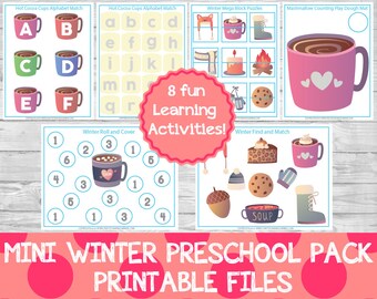 Snow & Snowflakes Pack Montessori-inspired Printable - Etsy