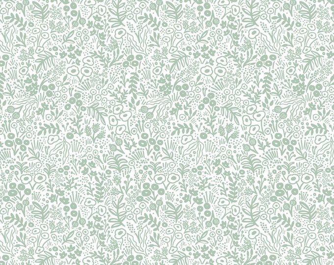 RIFLE PAPER BASICS Tapestry Lace Sage Green Rifle Paper Co 100% Cotton ...