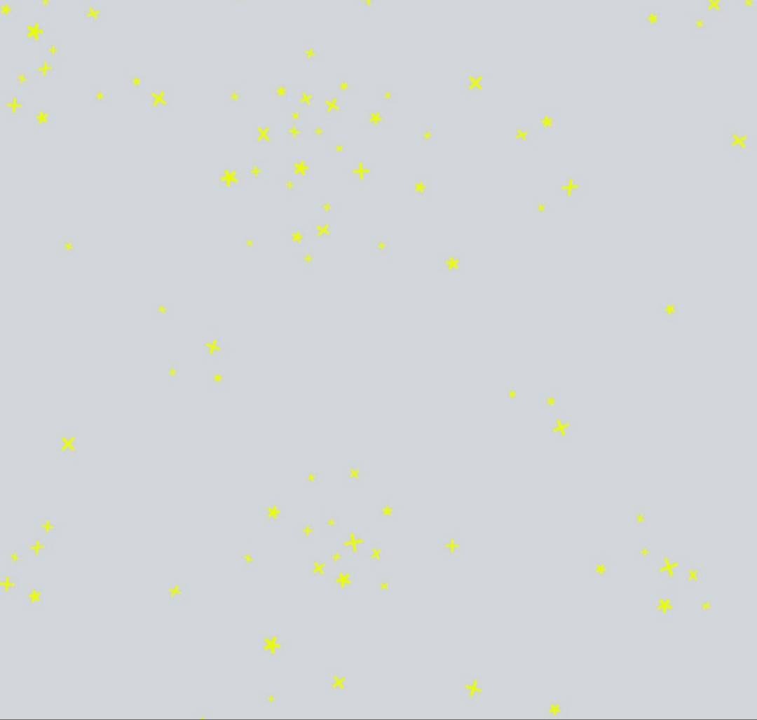 FRECKLES Shine on Gray Neon Cotton & Steel Basics 100% Cotton Quilting ...