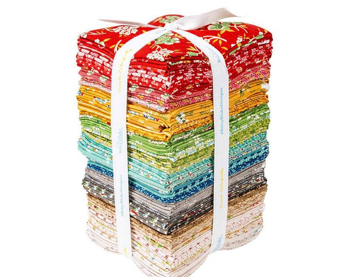 HOME TOWN HOLIDAY 53 Fat Quarter Bundle Lori Holt 100% Cotton Quilting ...
