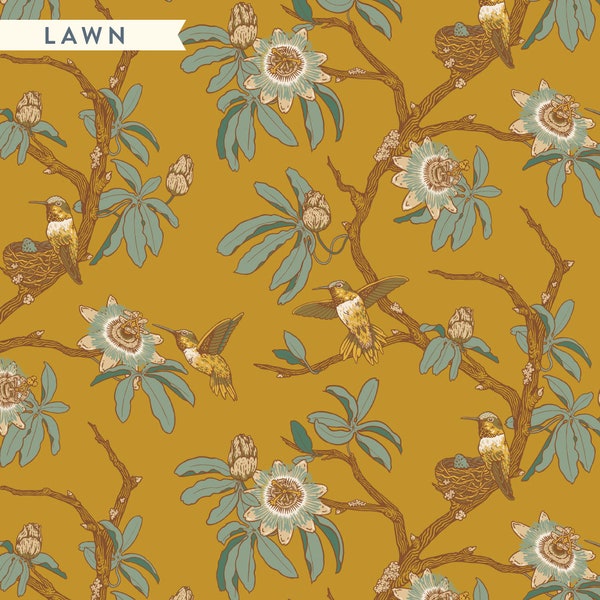 Mustard Beetle Fabric - Etsy