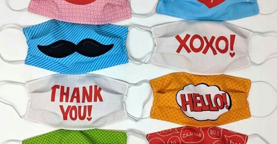 SAFETY FIRST Mask Panel 10 Kids & 8 Adult Masks Panel Mask - Etsy