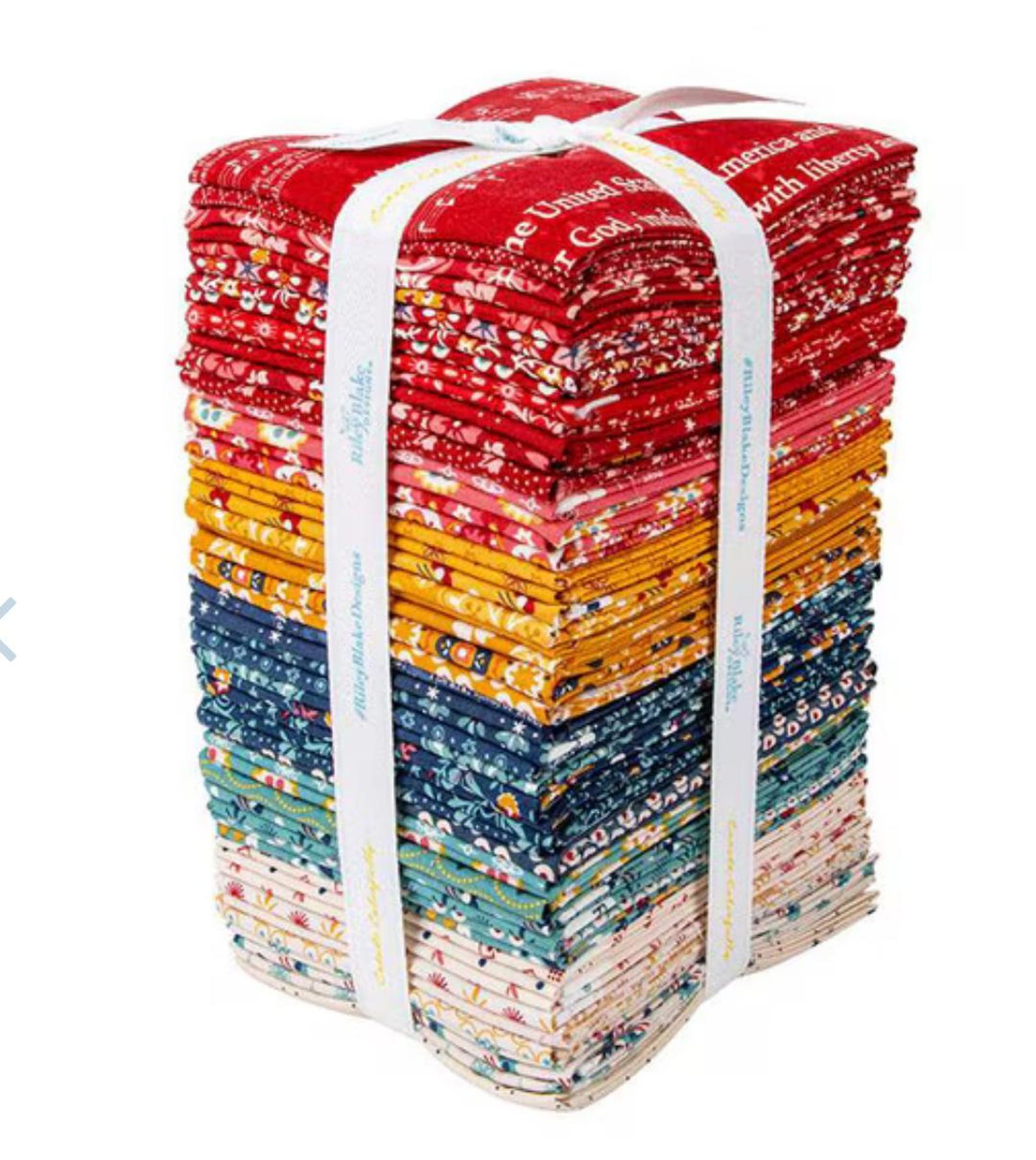AMERICANA 52 Fat Quarter Bundle Patriotic - Lori Holt - 100% Cotton ...