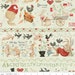 HOP HOP HOORAY Bunny Border Stripe Flax Teresa Kogut - 100% Cotton ...