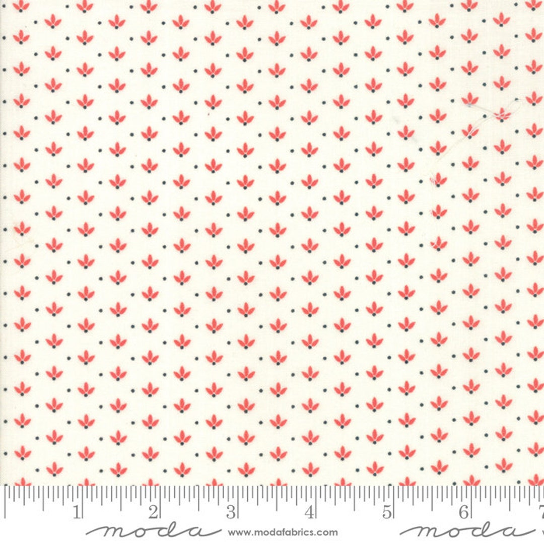 Farmhouse II - Red Orange Buds - Fig Tree Quilts - 100% Cotton Quilting ...