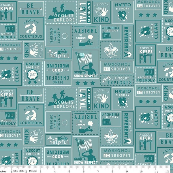 Boy Scout Fabric - Etsy