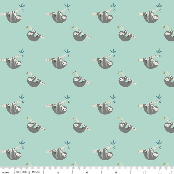 Sloth Fabric - Etsy