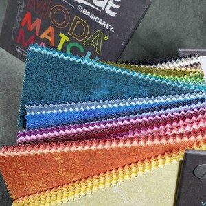 GRUNGE Basic Grey Color Swatch Card Deck by Moda - Etsy